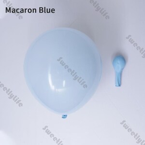 154pcs Retro Blue White Balloon Garland Kit Baby Shower Boy Birthday ...