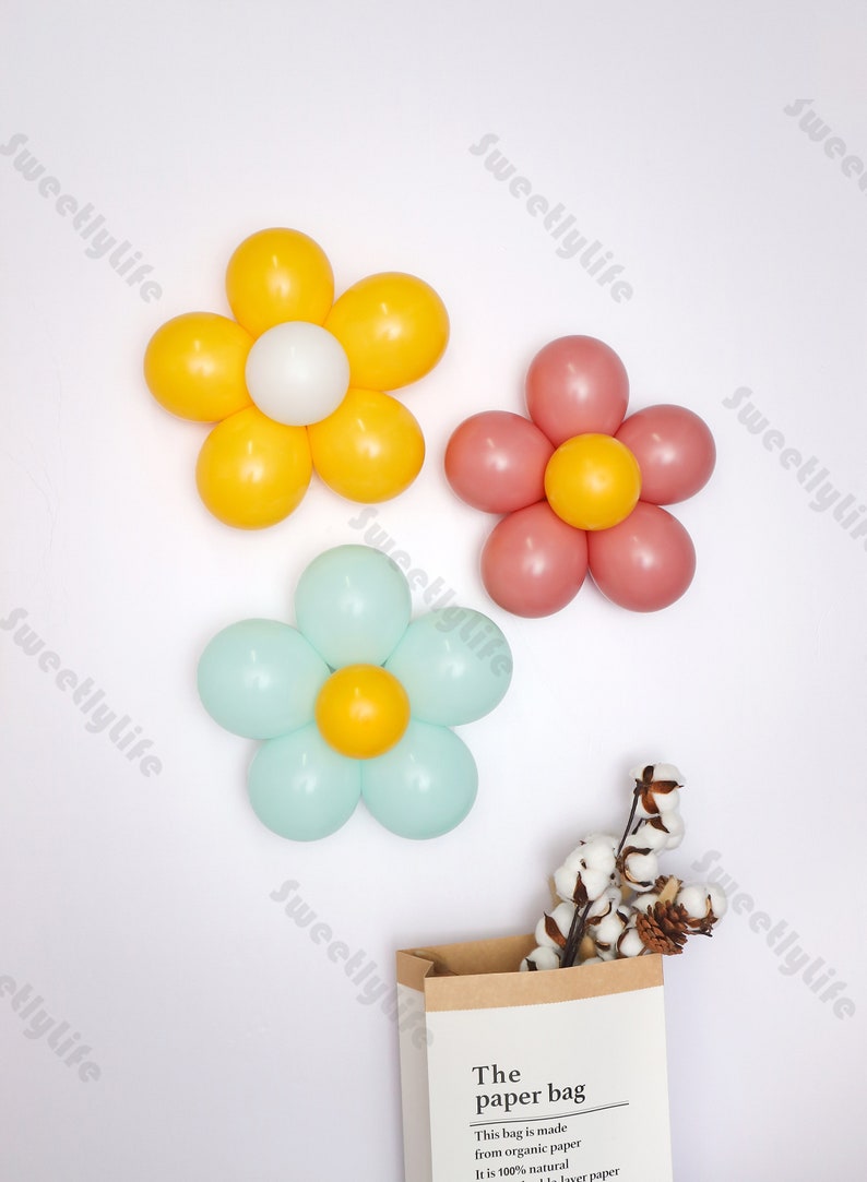 1set Daisy Balloon Setflower Balloons Kitdaisy Balloon - Etsy