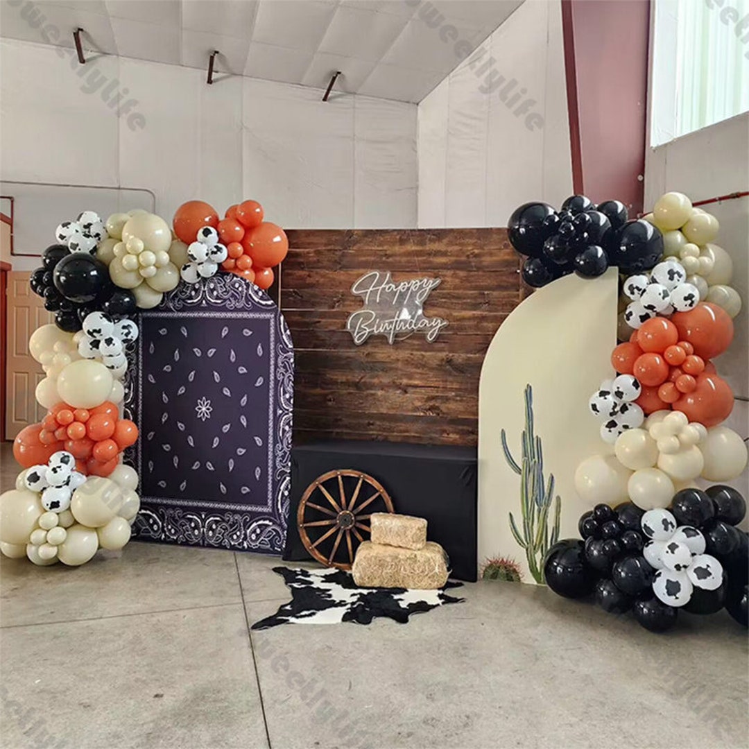 96/114/151pcs Farm Birthday Party Balloon Garland Kit Western Baby ...