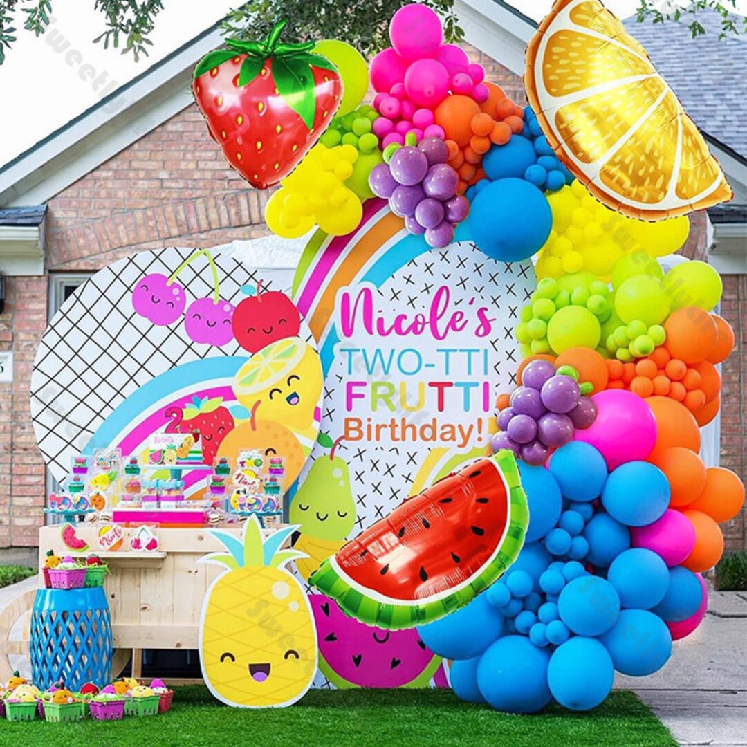 174pcs Summer Pool Party Balloons Garland Arch Kit Watermelon ...