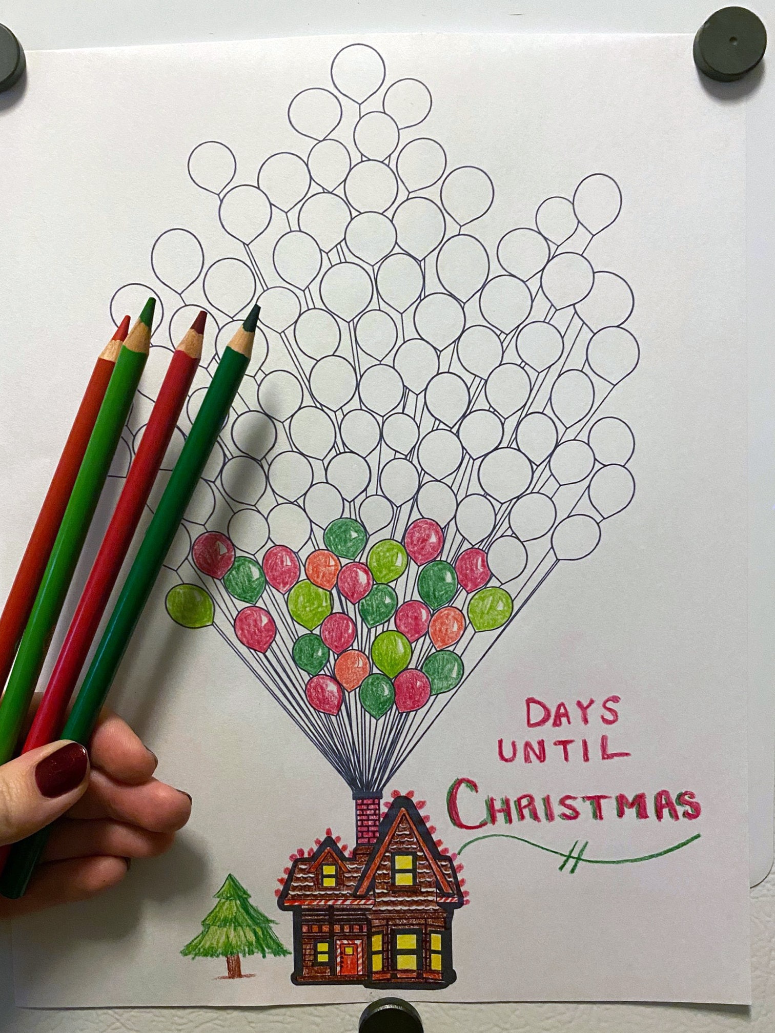 Countdown Coloring Pages