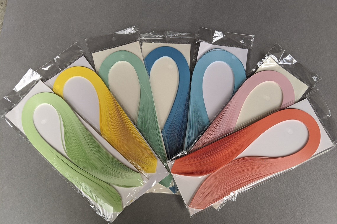 50 Colors to Choose From 1/8 Quilling Paper Strips - Etsy