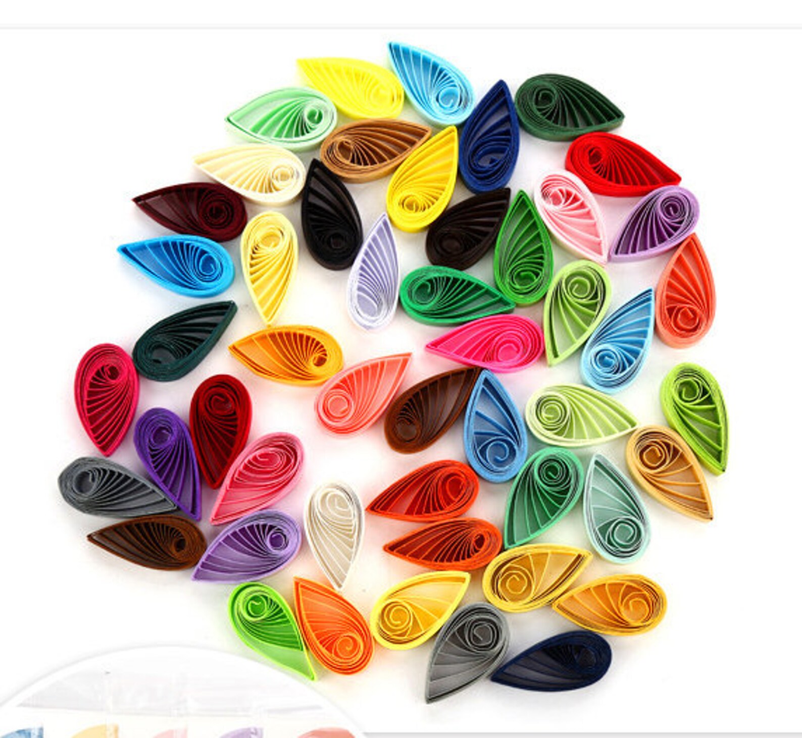 50 Colors to Choose From 1/8 Quilling Paper Strips - Etsy