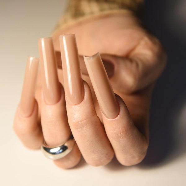 Long Fake Nails - Etsy