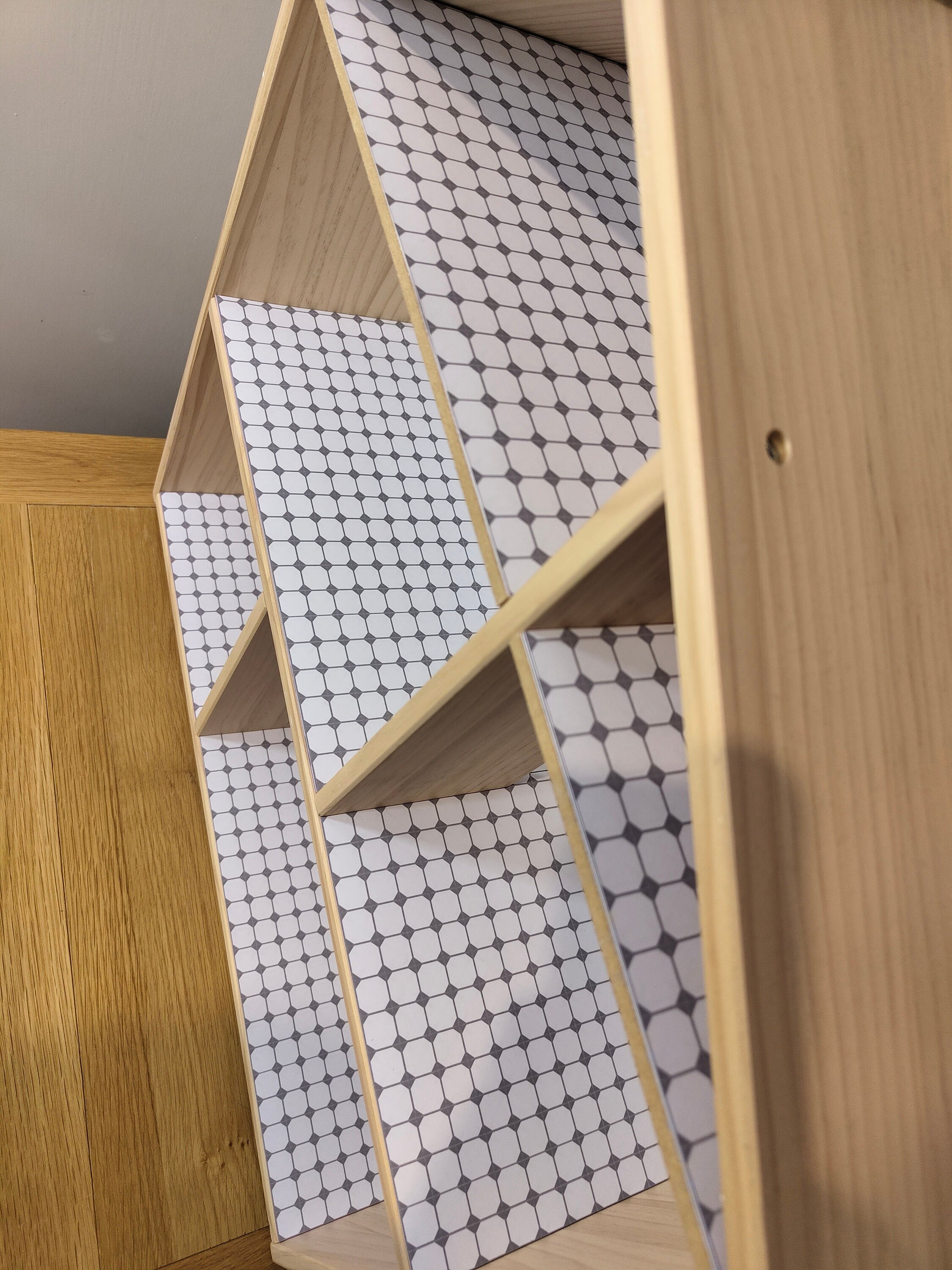 Printable Flooring: Dollhouse Octagonal Tile Pattern Flooring for IKEA ...