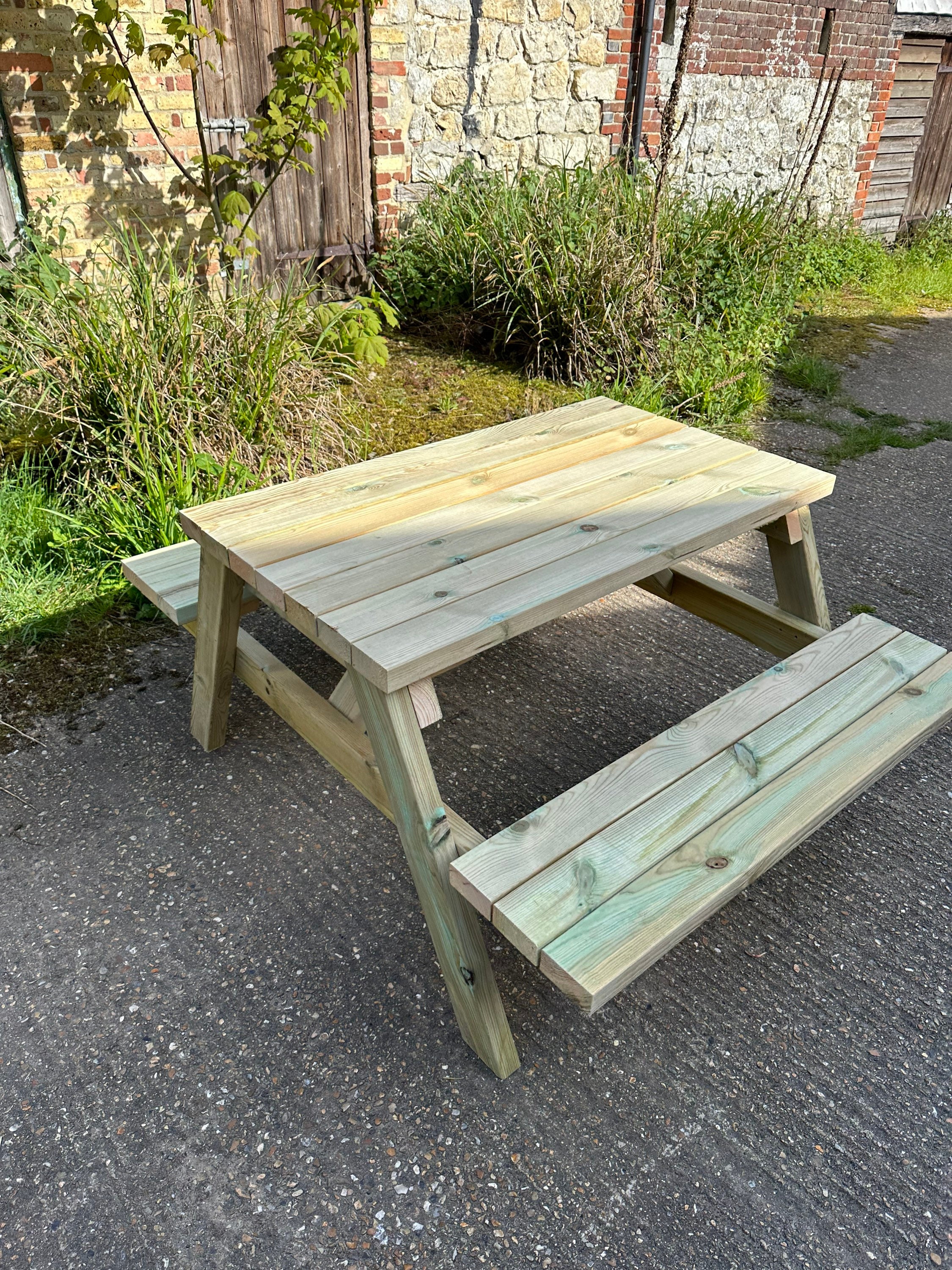 Garden bench table b&q store