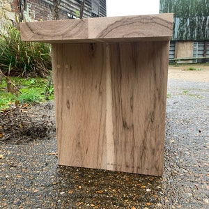 Oak Hallway Bench With Boot Rack/storage - Etsy