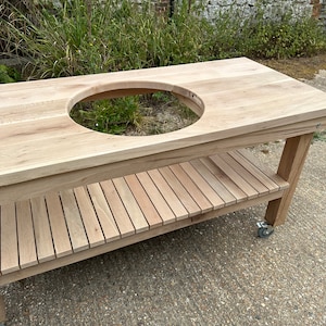Kamado Table / Outdoor Kitchen (custom Designs) - Etsy UK