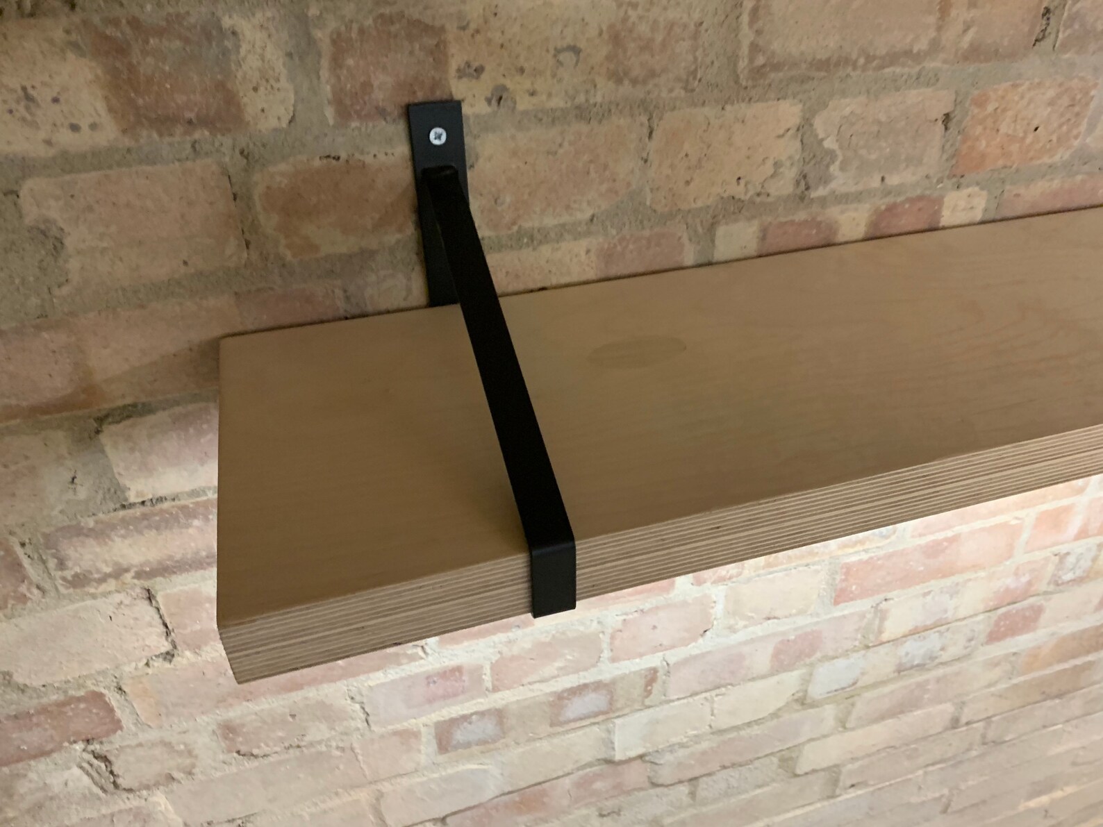 Birch Wood Ply Shelves With Led Lighting with Suspense - Etsy UK