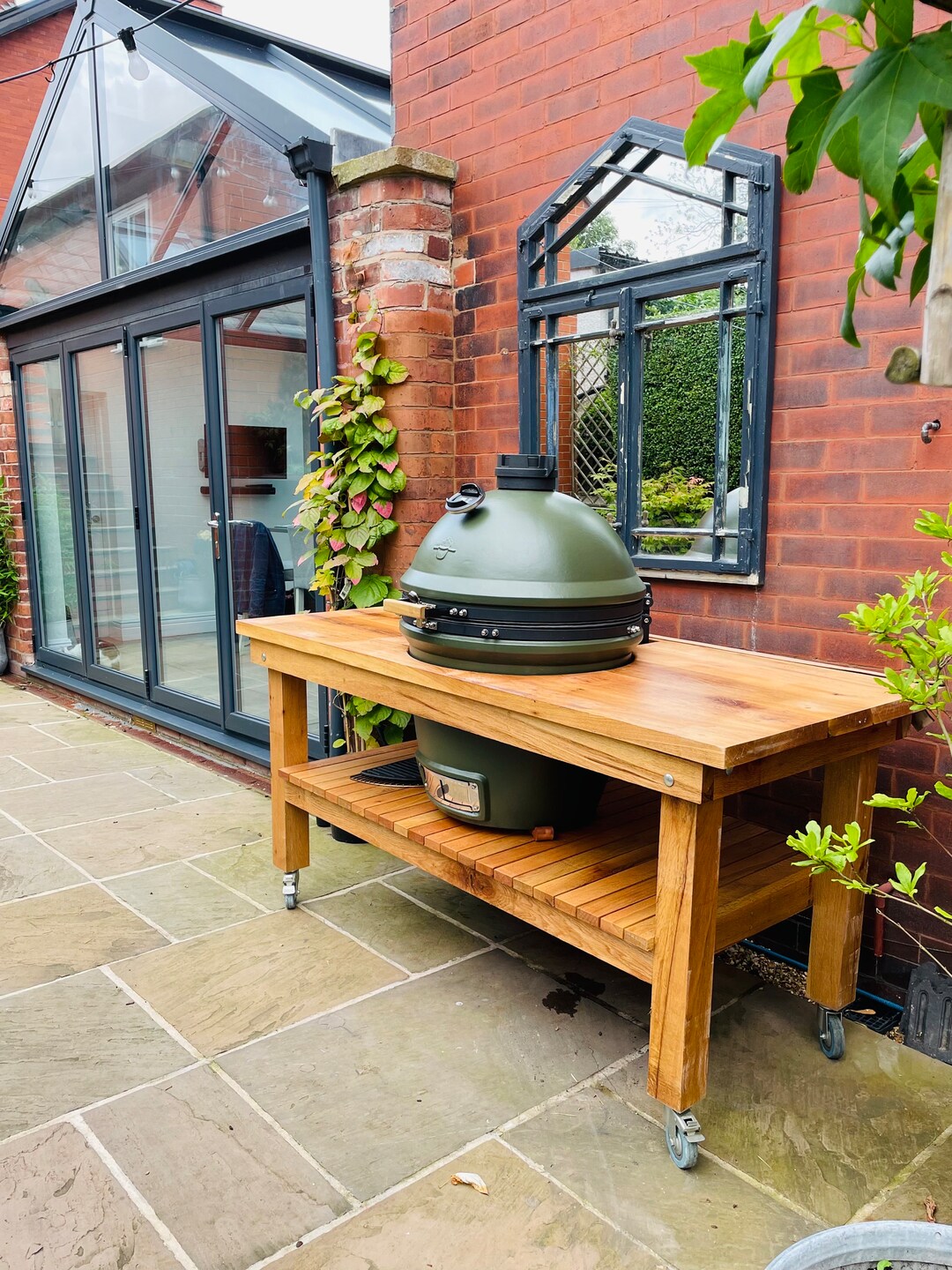 Kamado Table / Outdoor Kitchen (custom Designs) - Etsy UK