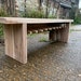 Oak Hallway Bench With Boot Rack/storage - Etsy