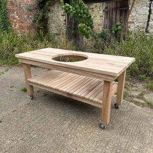 Kamado Table / Outdoor Kitchen (custom Designs) - Etsy UK