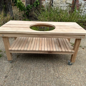 Kamado Table / Outdoor Kitchen (custom Designs) - Etsy UK