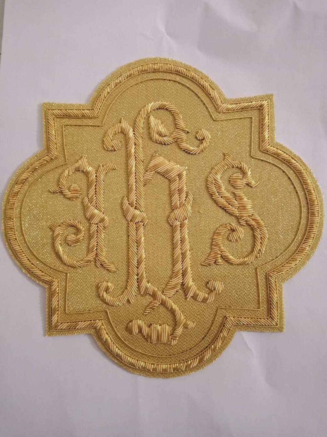 Liturgical Applique IHS Emblem Handmade Embroidery. - Etsy