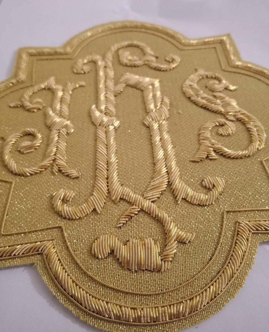 Liturgical Applique IHS Emblem Handmade Embroidery. - Etsy