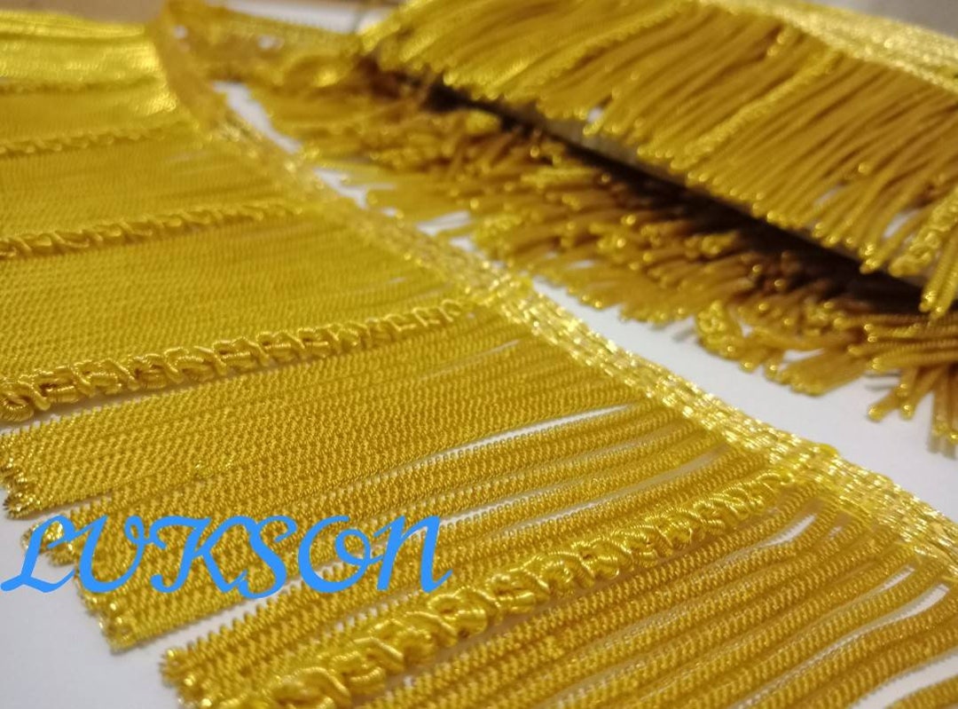 Fringe Trim"8cm"gold Bullion Fringe Military Uniform Historical Flags ...