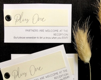 Plus One Invitation - Etsy UK