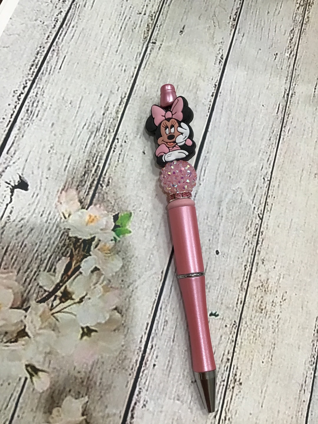 Mickey Mouse Disney Inspired Beaded Pen, Minnie Mouse, Christmas ...