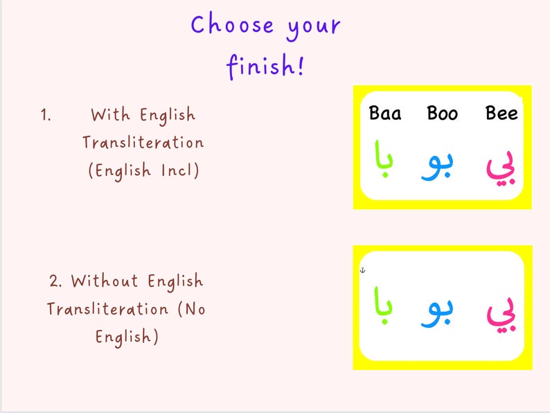 Arabic Alphabet Long Vowels Flashcards alif Ya Waw Islam - Etsy UK