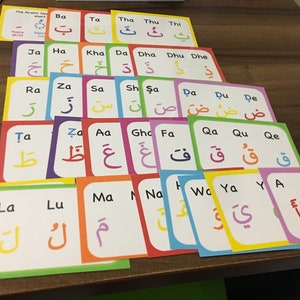 Arabic Alphabet Short Vowels Flashcards! (damma, Kasra, Fatha) Arabic ...