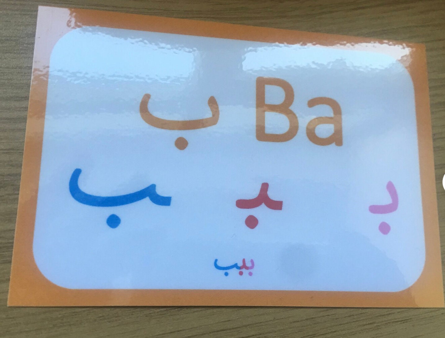 Arabic Letter Formation Flashcard Set Beg Mid End of Word - Etsy UK