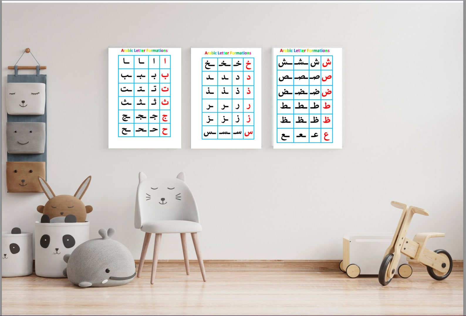 Arabic Letter Formation Posters - Etsy