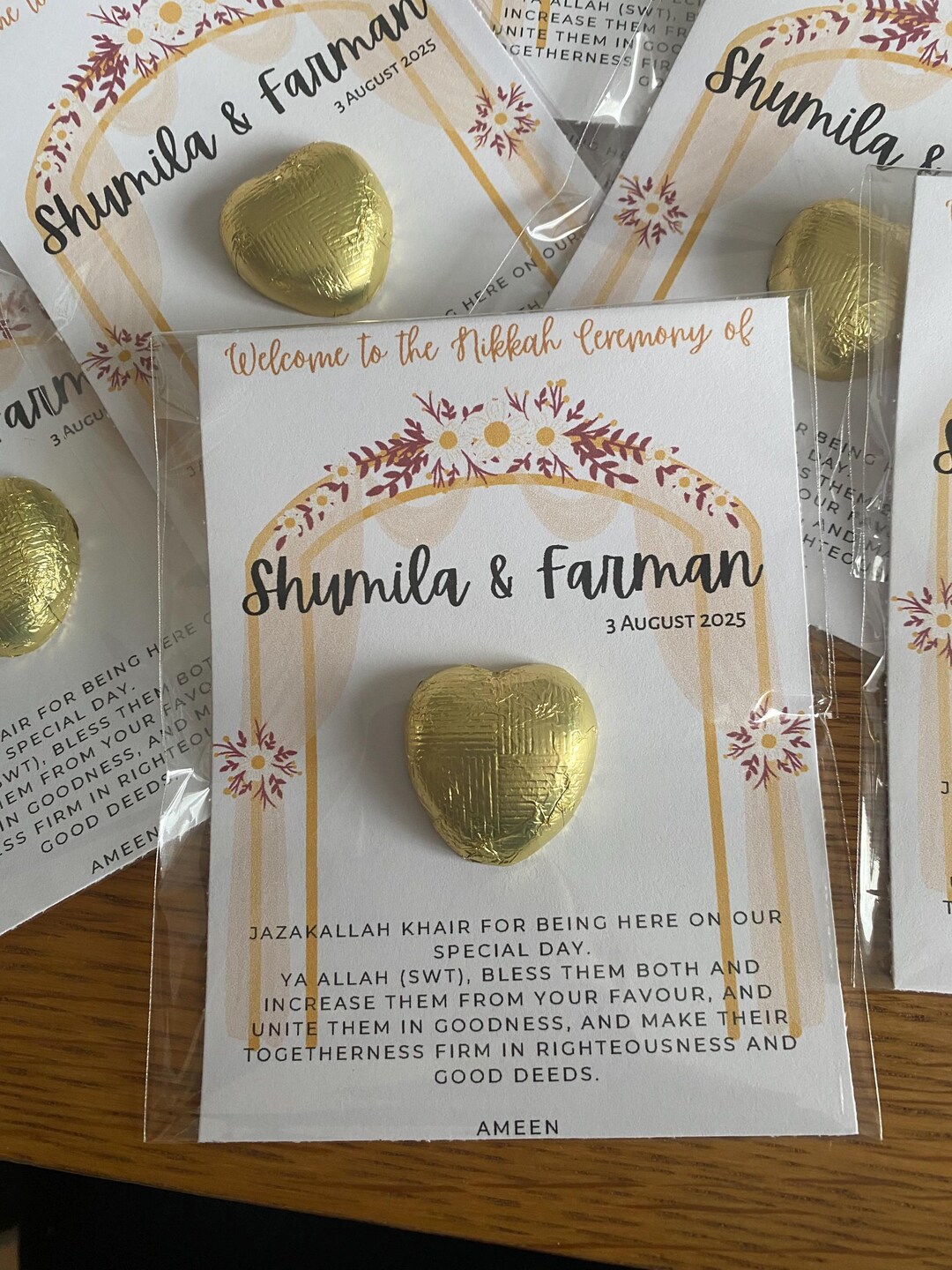 Islamic Wedding Favours, Wedding, Nikkah Favours, Shaadi Favours ...