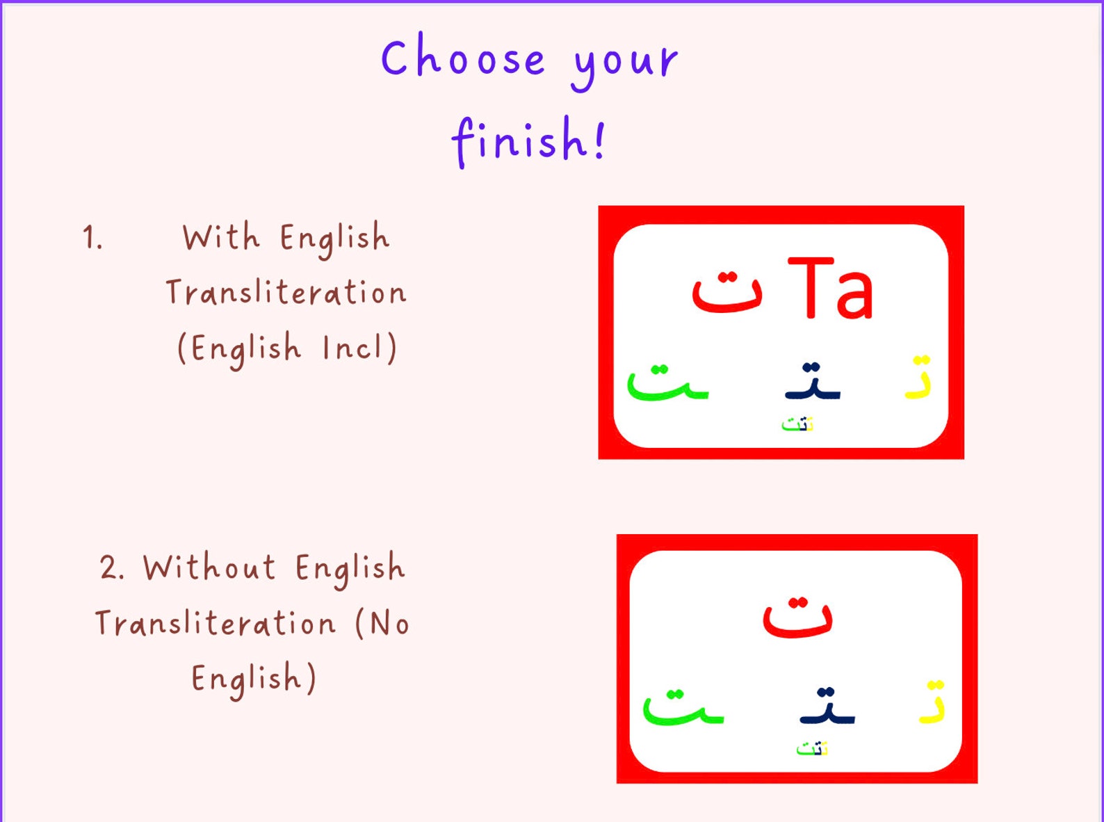 Arabic Letter Formation Flashcard Set Beg Mid End of Word - Etsy