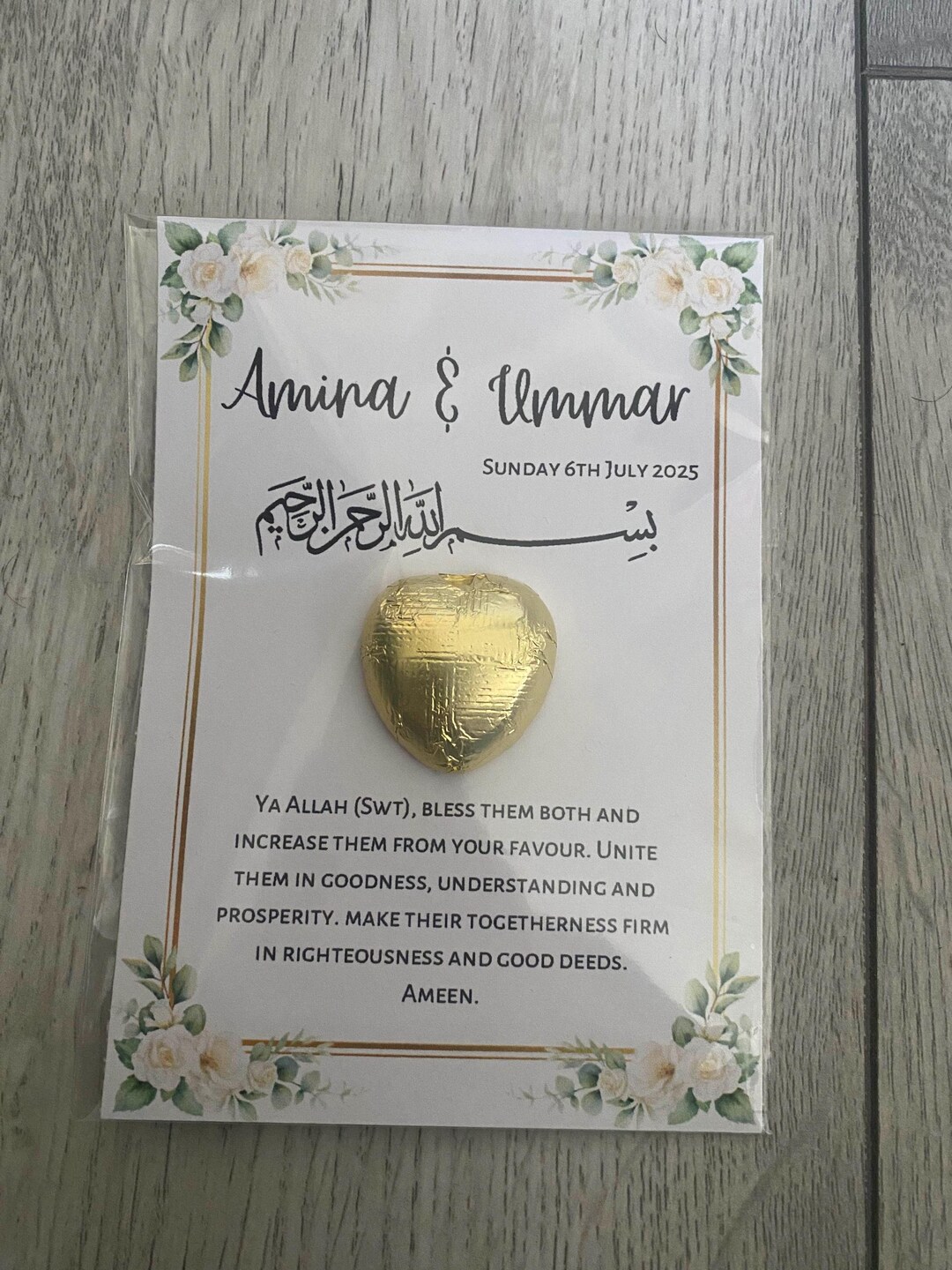 Islamic Wedding Favours, Wedding, Nikkah Favours, Shaadi Favours ...