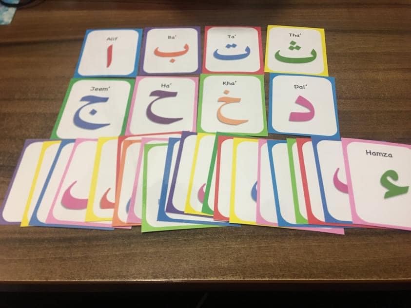 Arabic Alphabet Flash Cards, Alif Ba Ta, Eid Gift, Learn Arabic ...