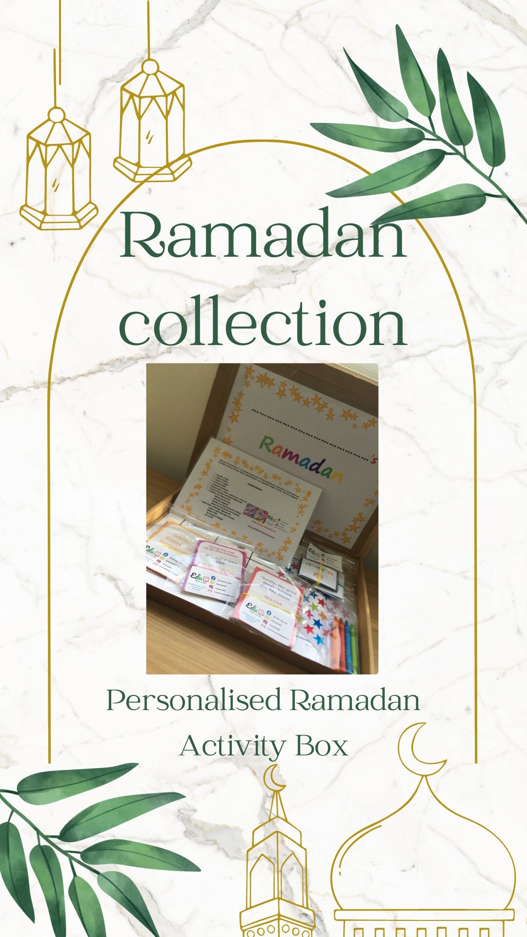 PERSONALISED Ramadan Activity Box! Ramadan Gift, Islamic Gift for Kids ...