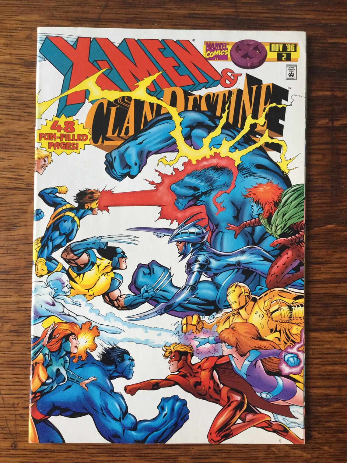 X-Men Clan Destine vol. 1 2 Nov. 1996 Marvel Comics w/ | Etsy