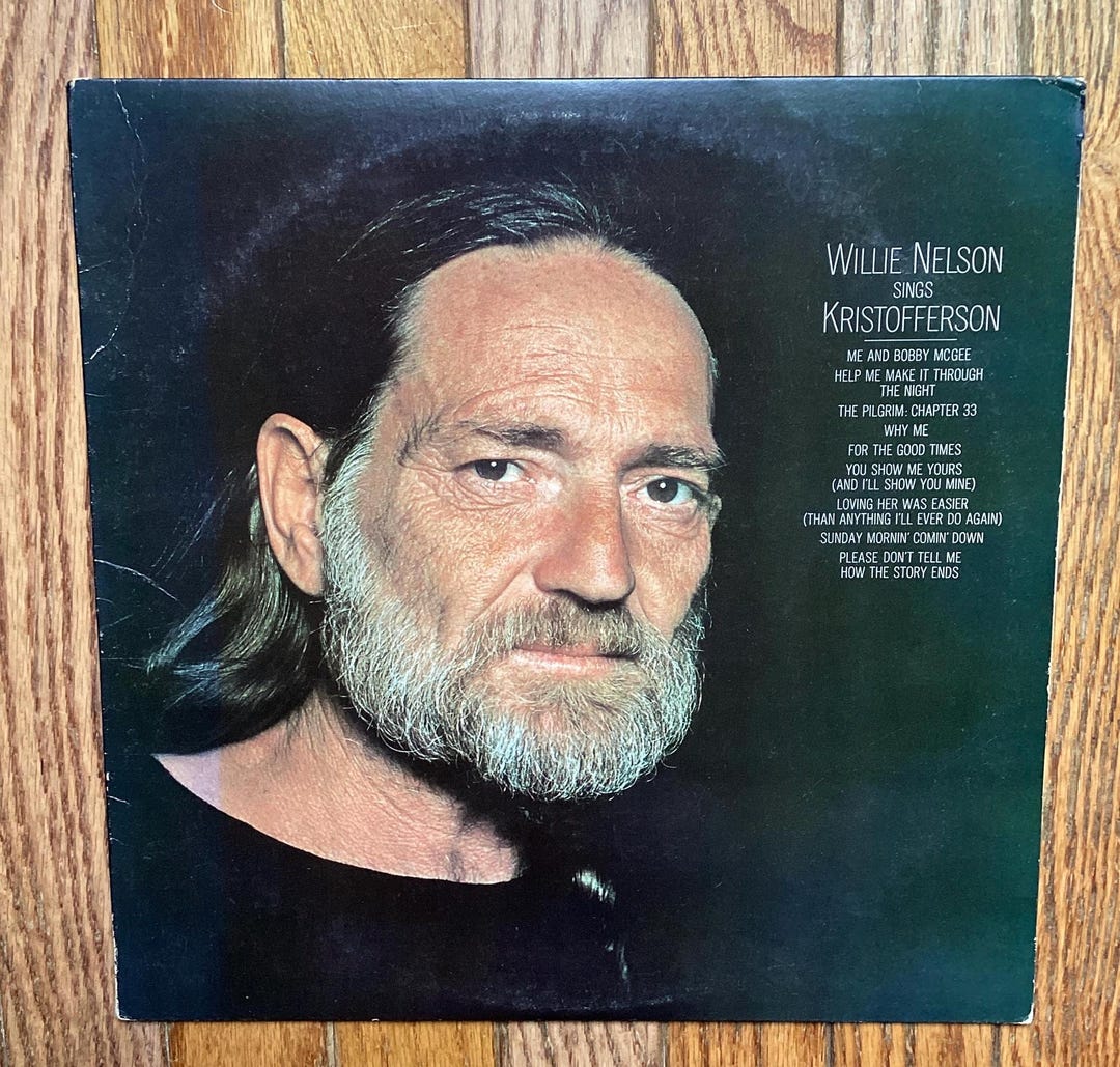 Willie Nelson - Sings Kristofferson - Stereo Vinyl LP 1979 Columbia ...