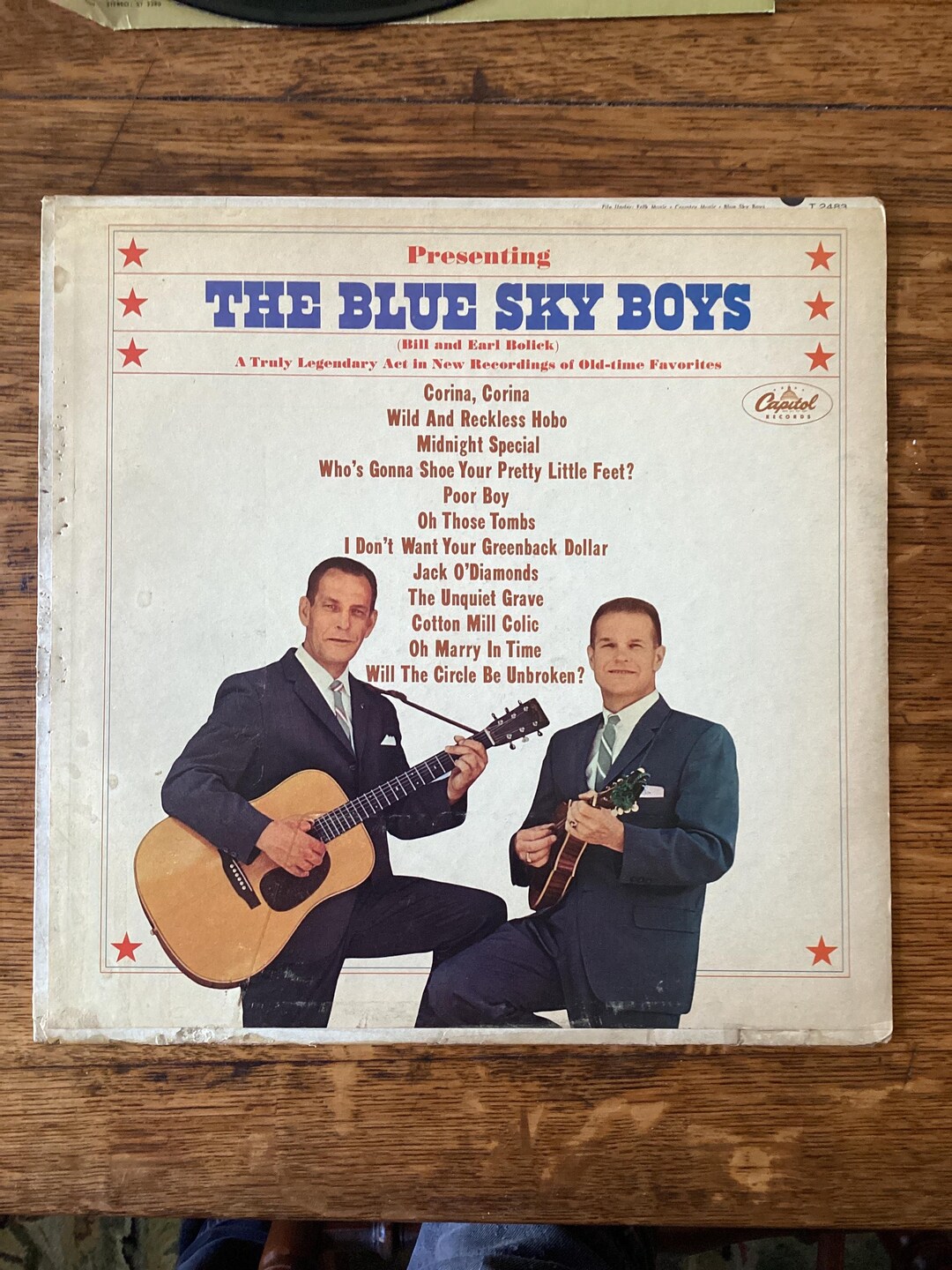 Presenting the Blue Sky Boys - Bill & Earl Bolick - Mono Vinyl LP 1966 ...