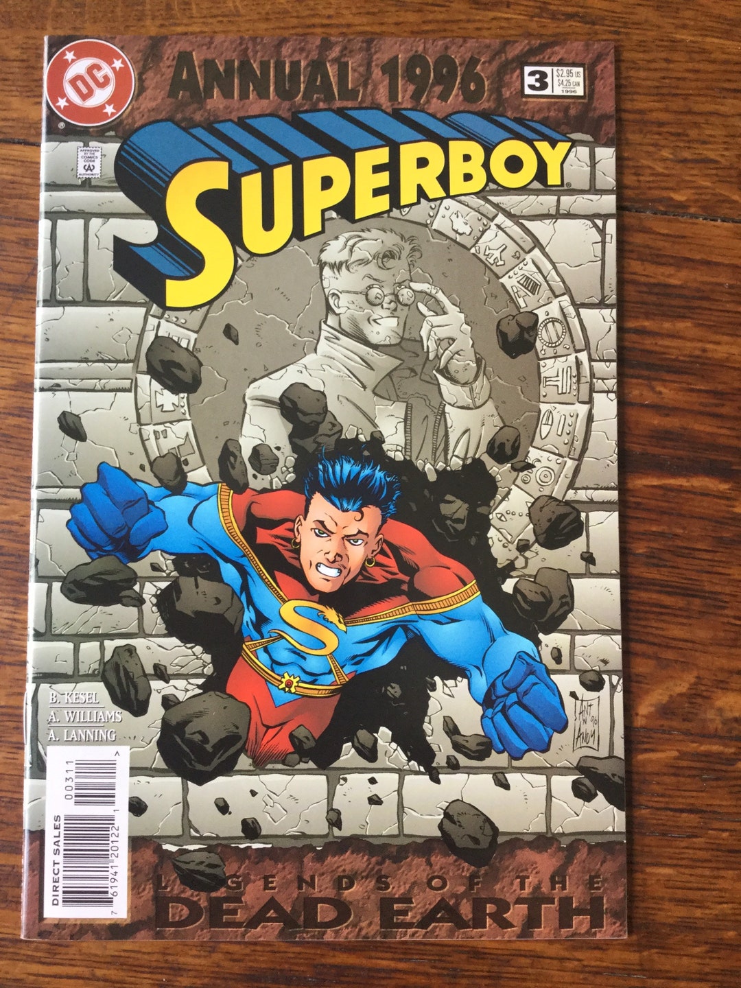 Superboy Annual # 3 1996 DC Comic Legends of the Dead Earth - Etsy
