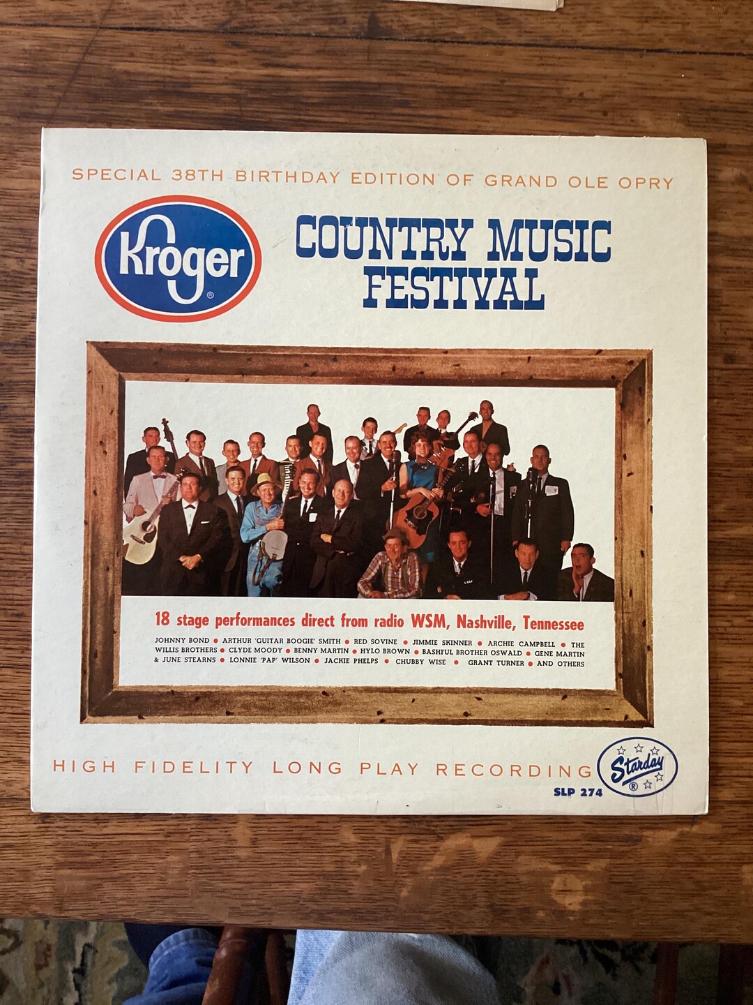 Special 38th Birthday Edition of Grand Ole Opry - Country Music Festival - Vinyl LP 1964 Starday ...
