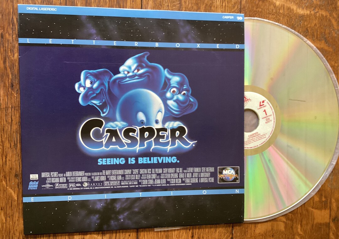 Laserdisc Casper 1995 MCA Universal Home Video 42571 Bill Pullman ...