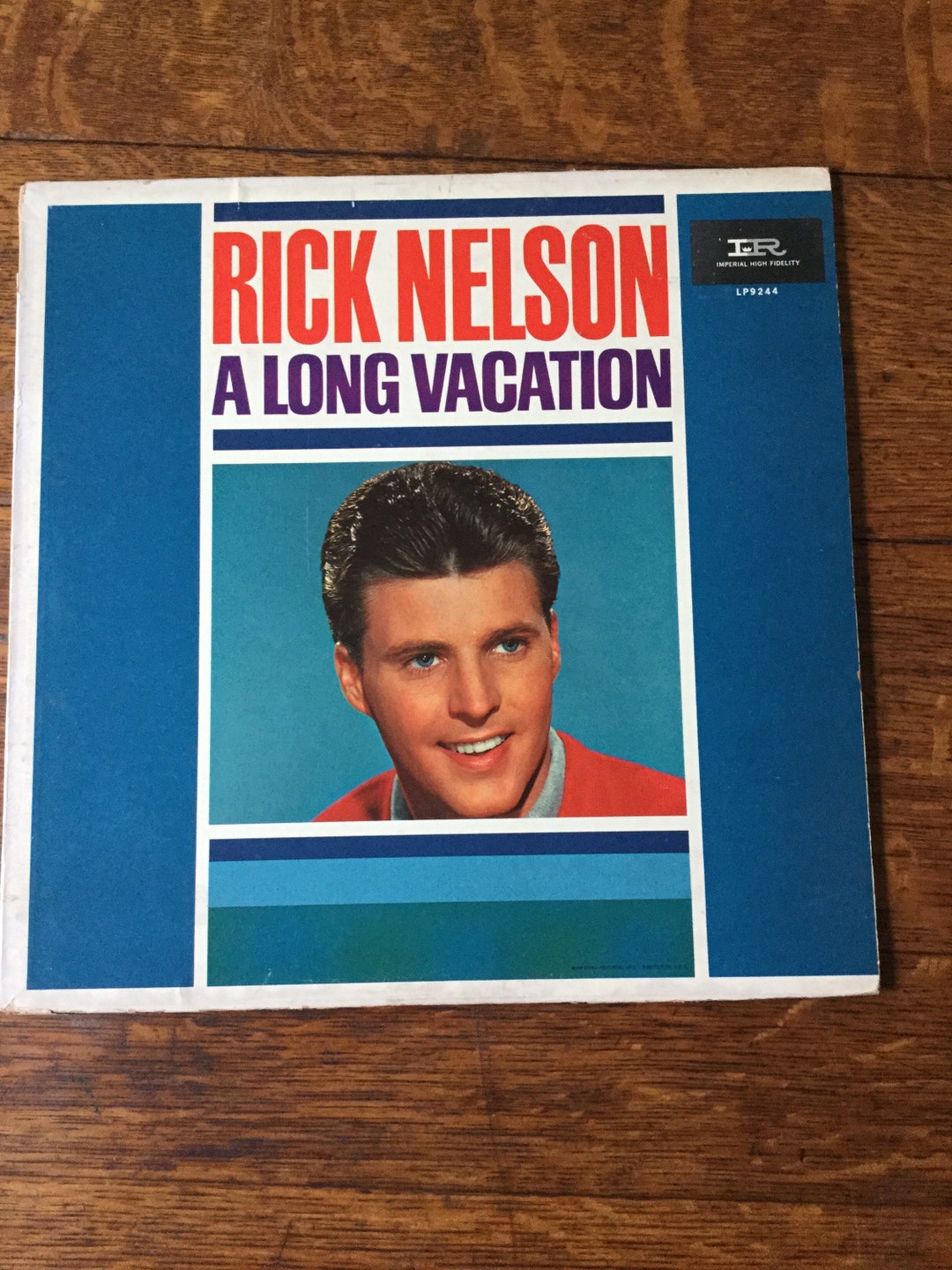 Rick Nelson A Long Vacation Mono Vinyl Lp 1963 Imperial Records LP9244 ...