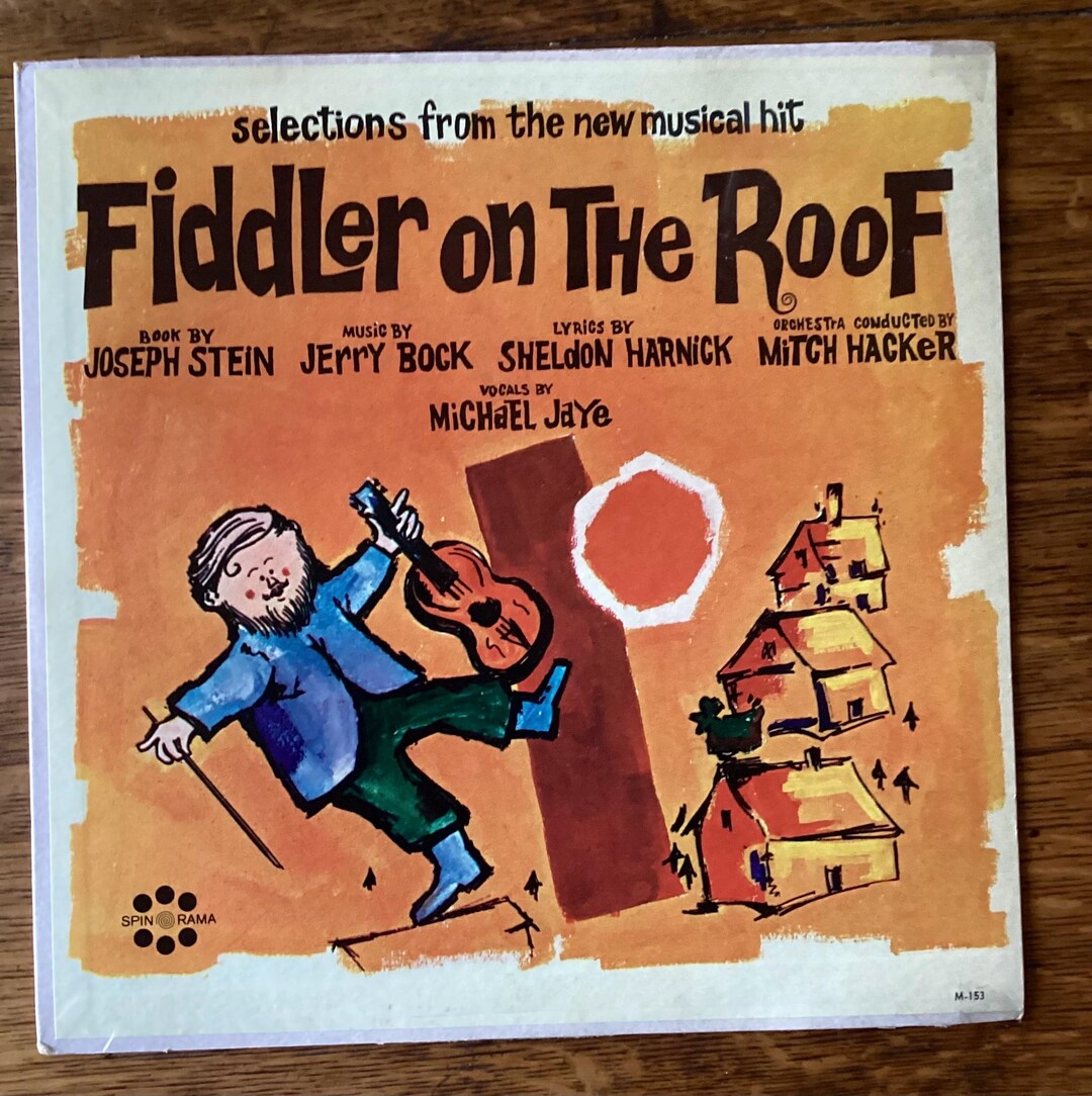 Fiddler on the Roof- Selections From the Musical - Stereo Vinyl LP Spin ...