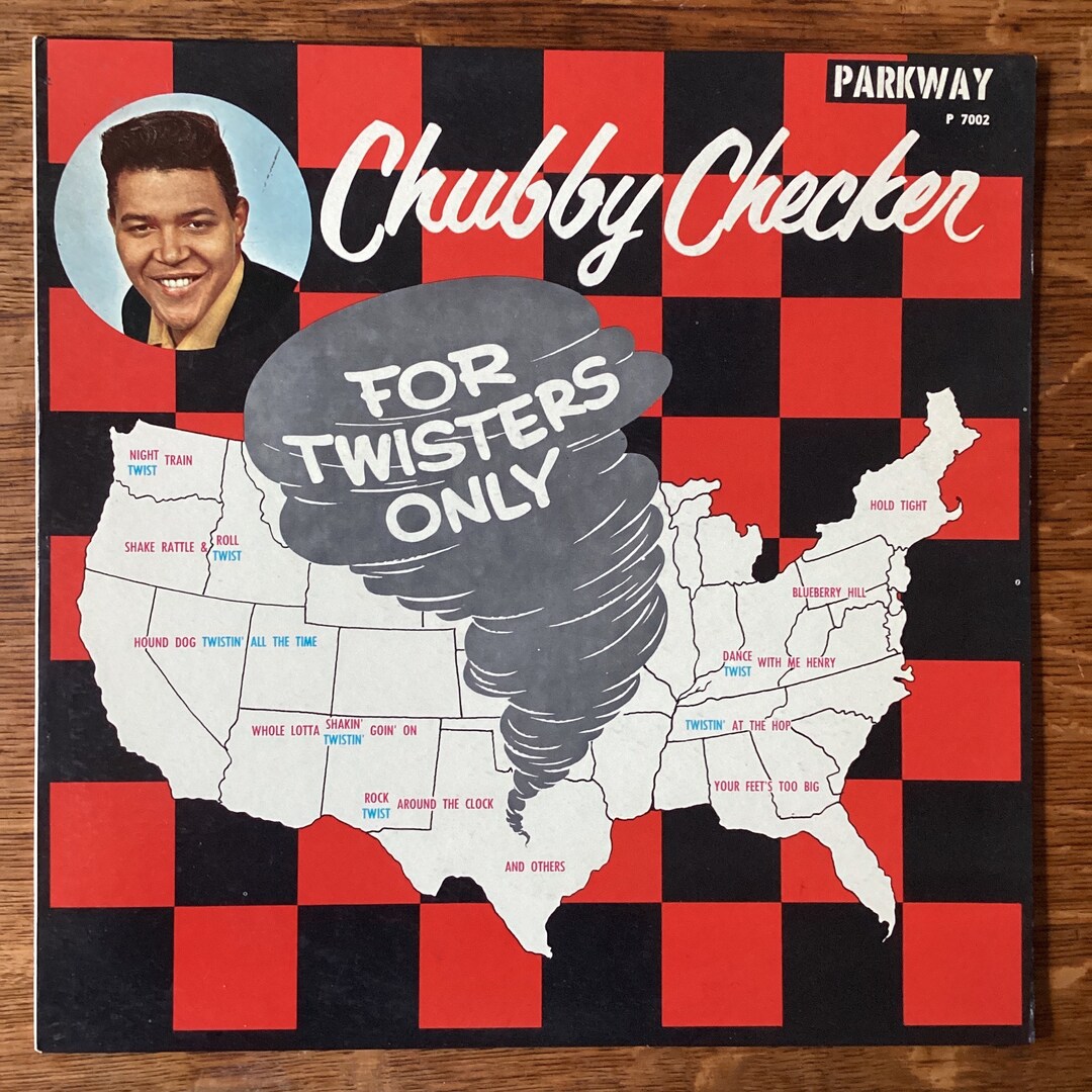 Chubby Checker for Twisters Only Mono Vinyl Lp Parkway Records P 7002 ...