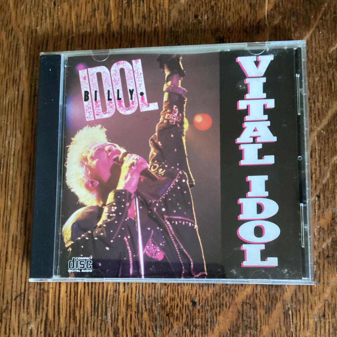 Billy Idol - Vital Idol - CD - 1987 Chrysalis Records F2 21620 - Etsy