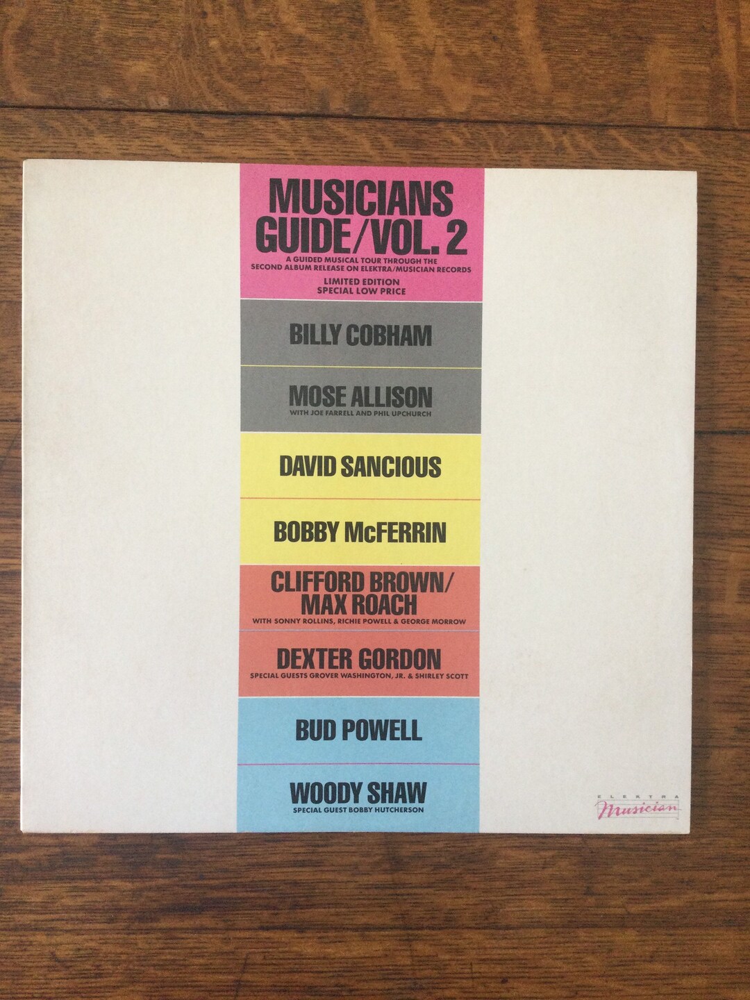 Musicians Guide Vol 2 Various Artists Vinyl Stereo LP 1982 Elektra ...