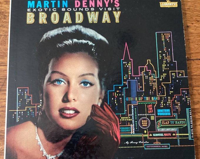 Martin Denny Exotic Sounds Visit Broadway Stereo Vinyl LP 1960 Liberty ...