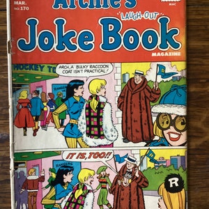 Archie’s Joke Book Magazine #170 Mar. 1972 Archie Comics - Etsy
