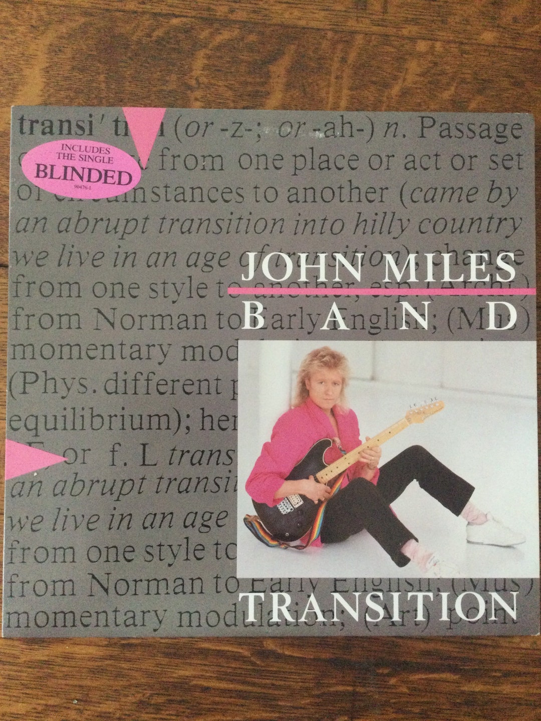 John Miles Band Transition Stereo Vinyl LP 1985 Valentino Records 90476 ...