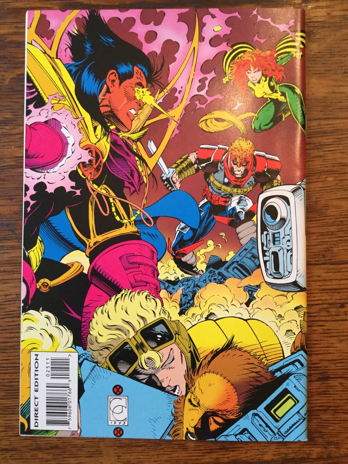 X-force # 25 Aug. 1993 Marvel Comics W/ Holo Cover - Etsy