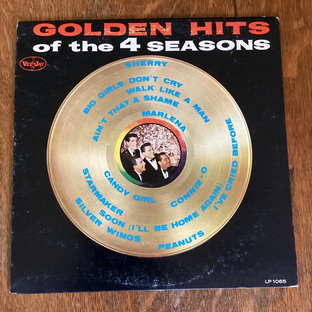 The Four Seasons - Golden Hits of - Vinyl Mono Lp 1963 Vee Jay Records ...
