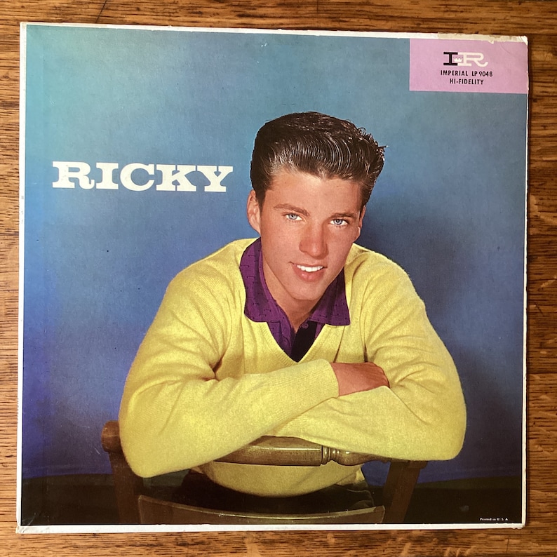 Ricky - Ricky Nelson - Vinyl Mono Lp 1957 Imperial Records LP 9048 - Etsy