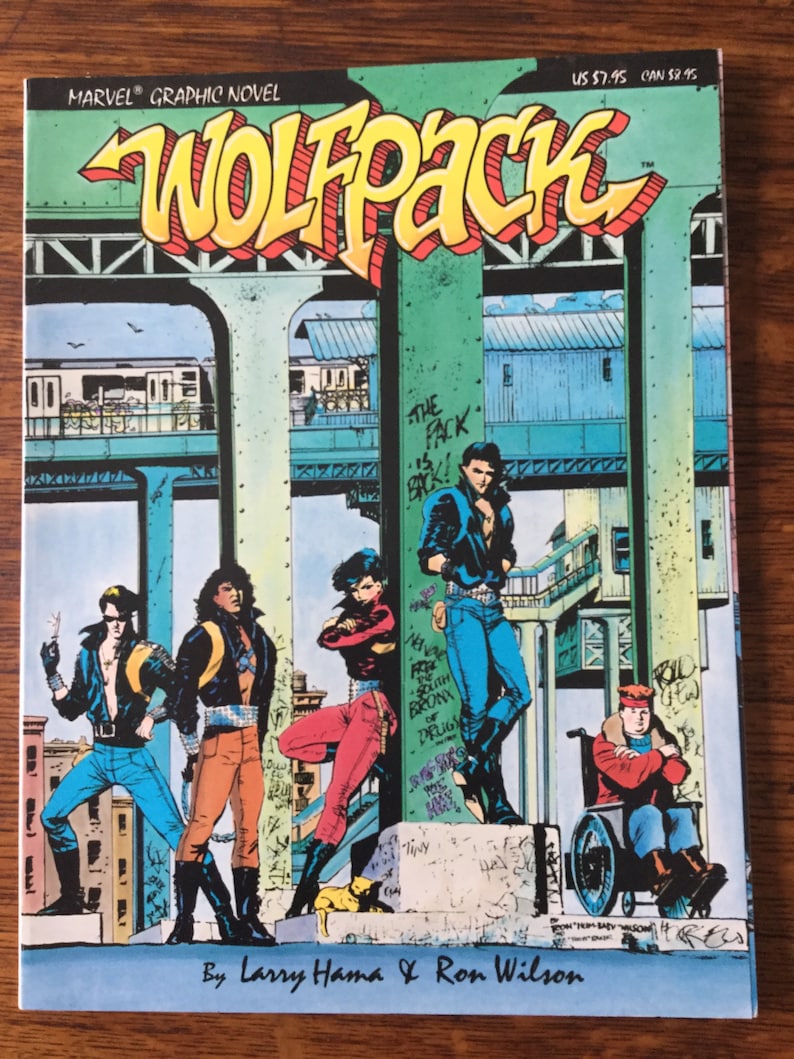 Wolfpack Marvel Graphic Novel Comic 1987 Larry Hama & Ron Wilson - Etsy