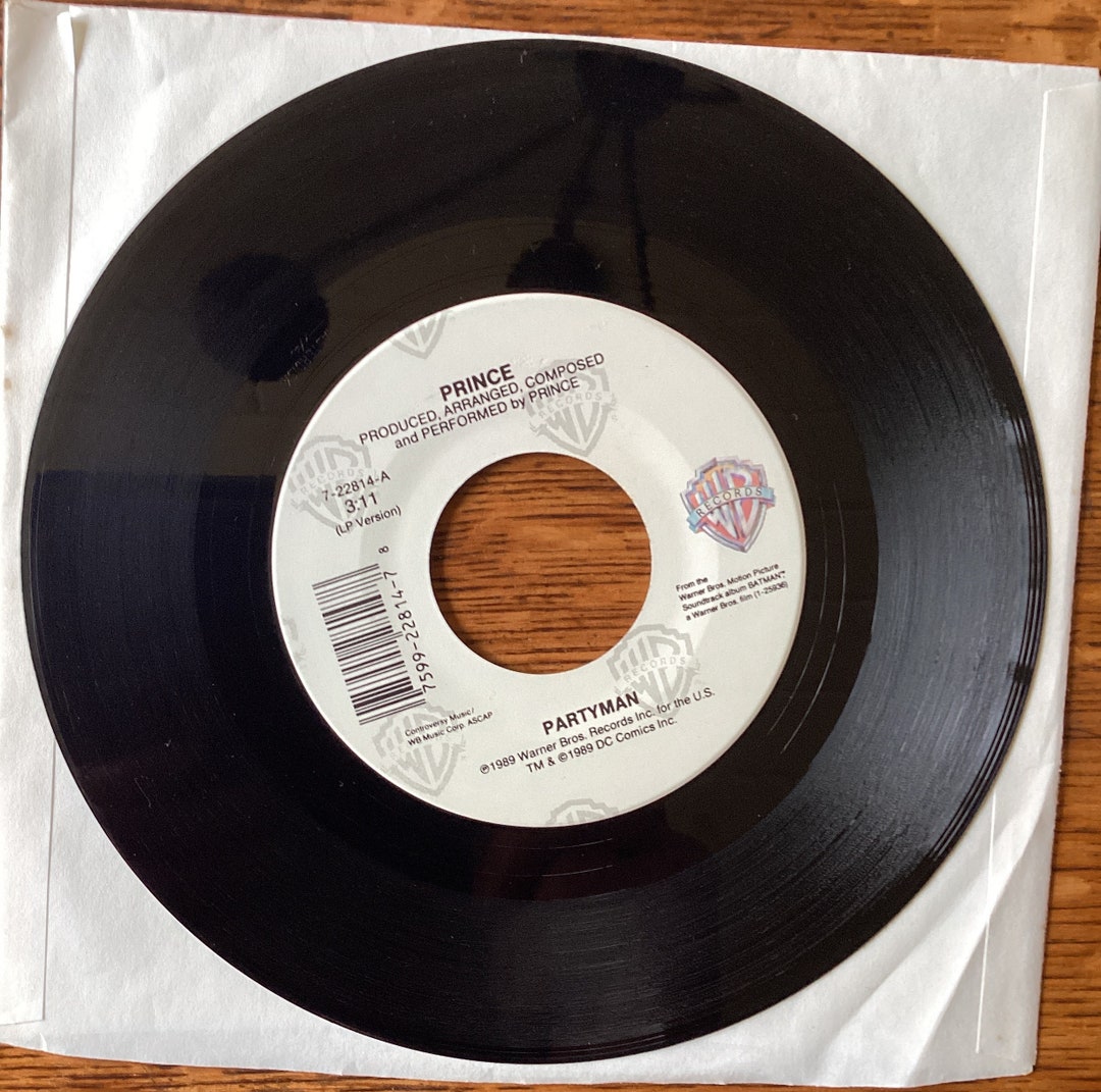 Prince - Partyman B/W Feel U up Stereo Vinyl 7” 45 Rpm Warner Brothers ...